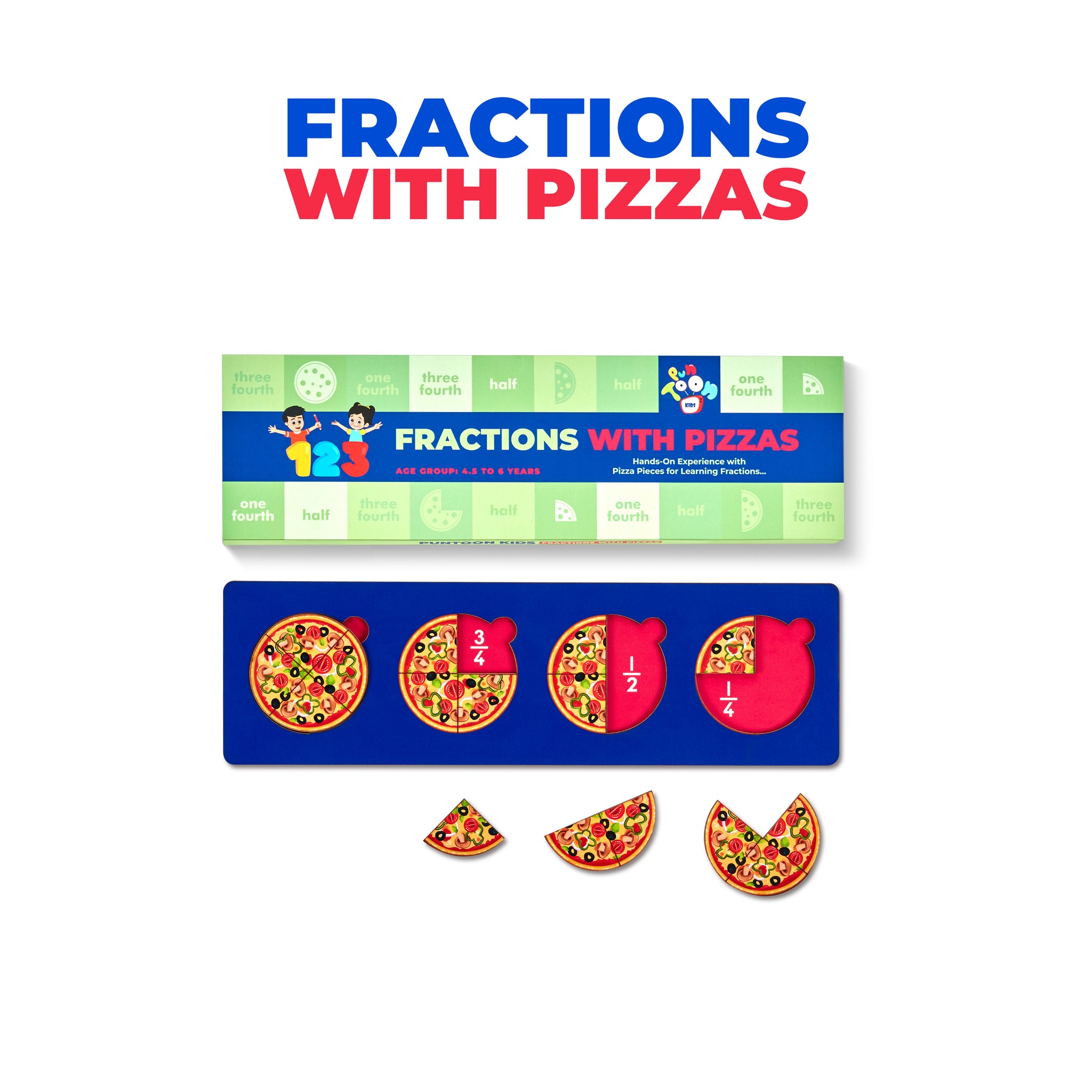 Fractions With Pizza Game introduce fractions to your child